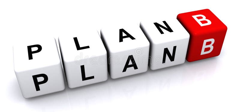 Plan B stock illustration. Illustration of alternate - 103835392
