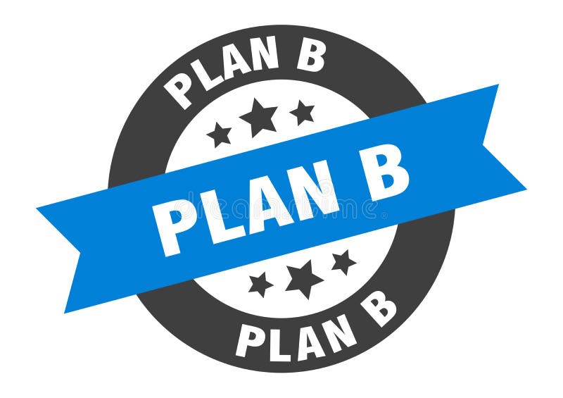 Plan b stock vector. Illustration of flat, plan, isolated - 124341482