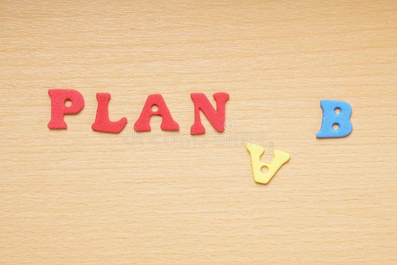 Plan a or b stock image. Image of plan, businessplan - 286445035