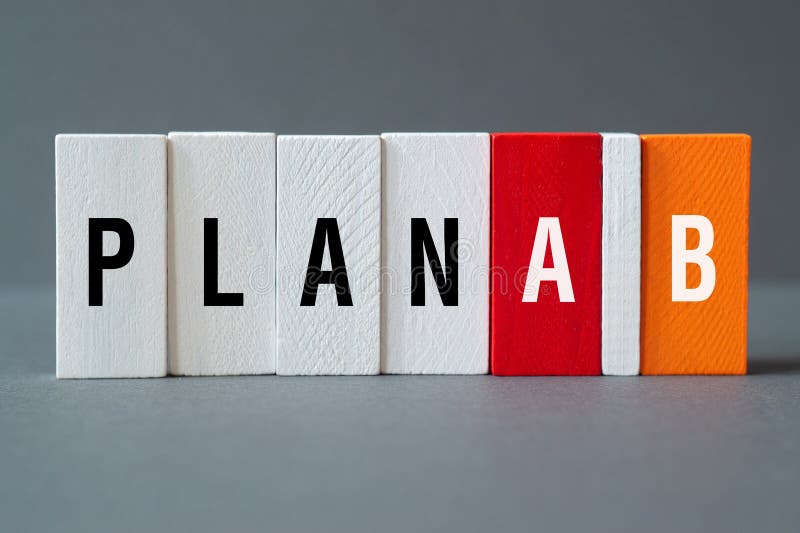 Plan a or B - Word Concept on Paper, Text Stock Image - Image of ...