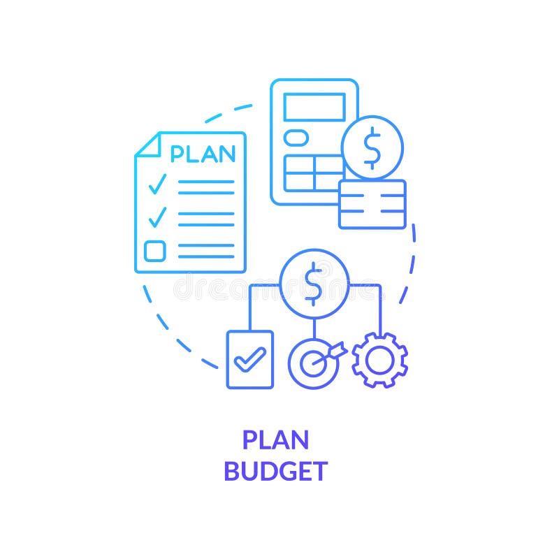 Budgeting Icon Blue Stock Illustrations – 343 Budgeting Icon Blue Stock ...