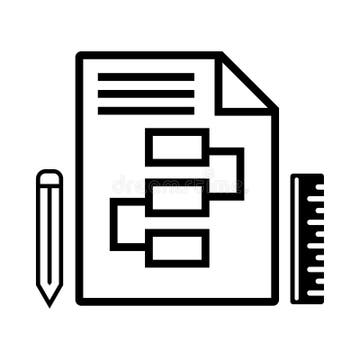 Plan, Building Plan, Scale, Pencil, Ruler, Planning Icon Stock Vector ...