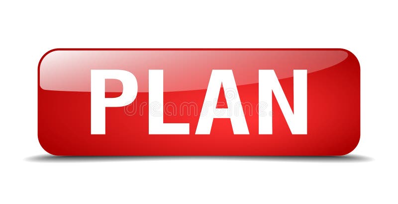 Plan button stock vector. Illustration of note, glass - 119894402