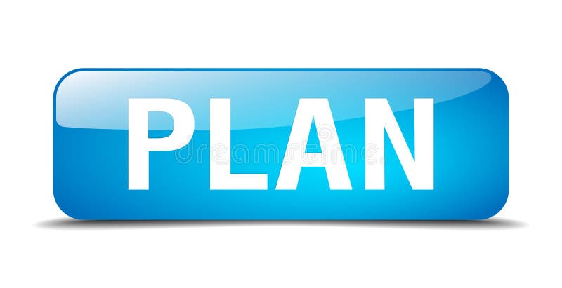 Plan button stock vector. Illustration of banner, glass - 119901648