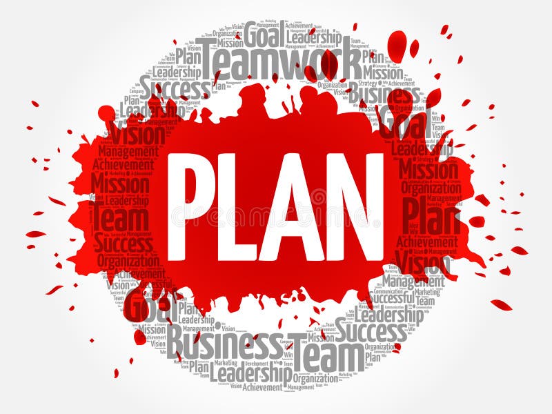 Plan Circle Word Cloud Stock Illustration Illustration Of Framework