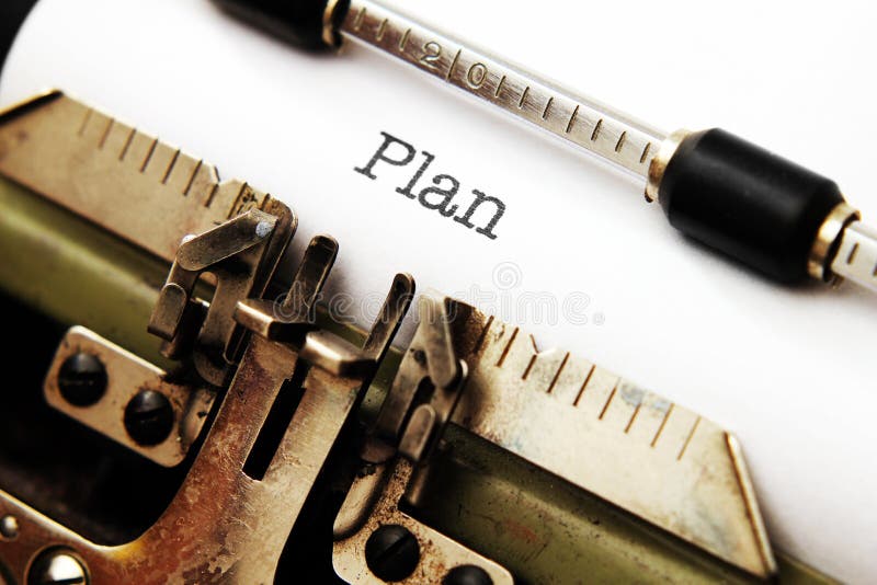 Plan concept stock photo. Image of vintage, concept - 174362192
