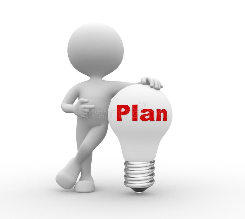 Plan Ahead Beats No Planning Overcoming Problem Stock Illustration ...