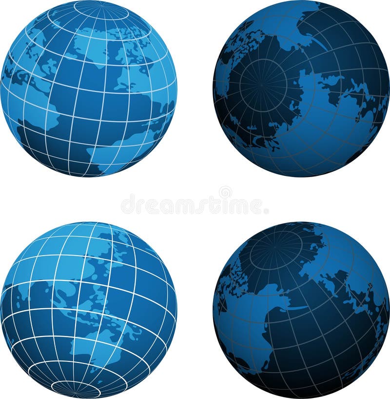 Plan de carte de la terre illustration de vecteur. Illustration du ...