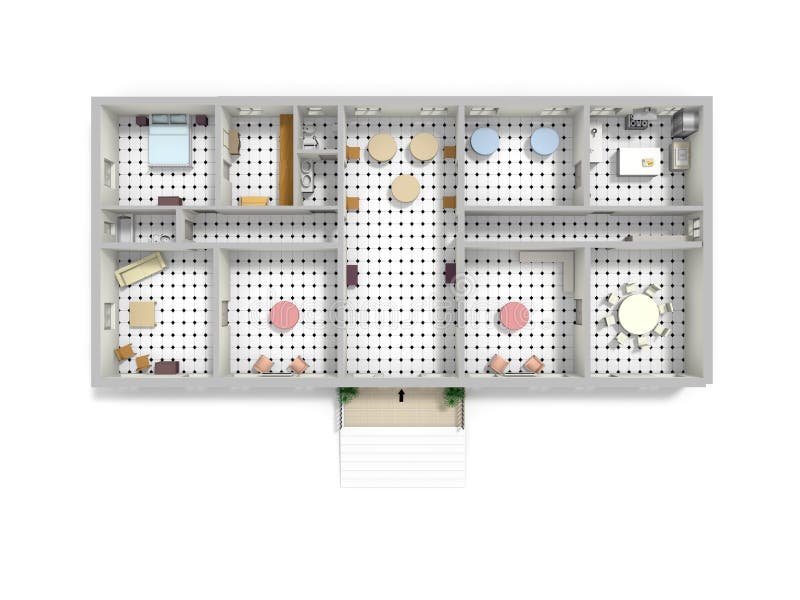 Plan De Sol 3d. Plan De Plancher D'illustration 3D Illustration Stock ...