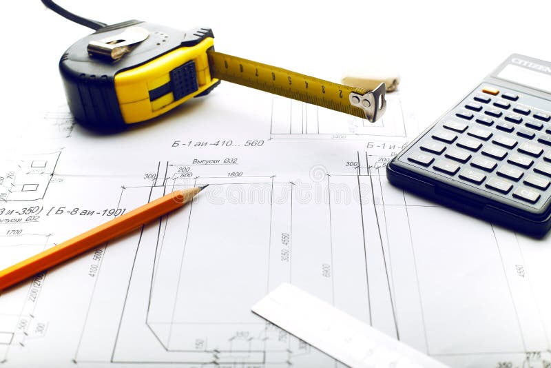 Plan - dibujo en la tabla foto de archivo. Imagen de vector - 124841506