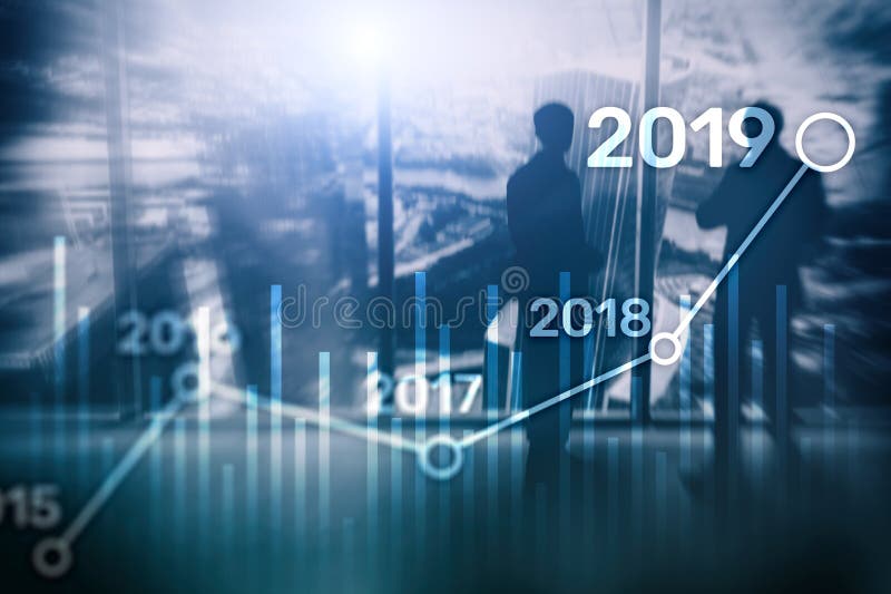 2019 Plan for Financial Growth. Business and Investment Concept. Stock ...