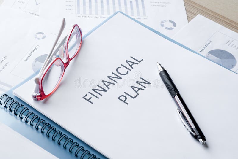 Plan financier image stock. Image du papier, investissement - 33132687