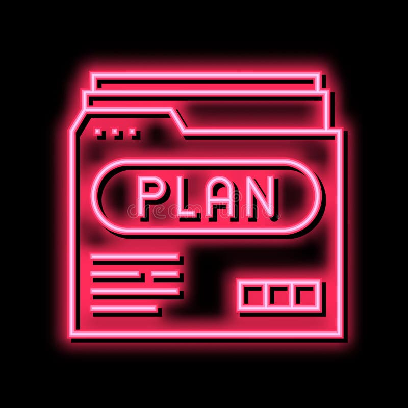 Plan Folder Color Icon Vector Color Illustration Stock Vector ...