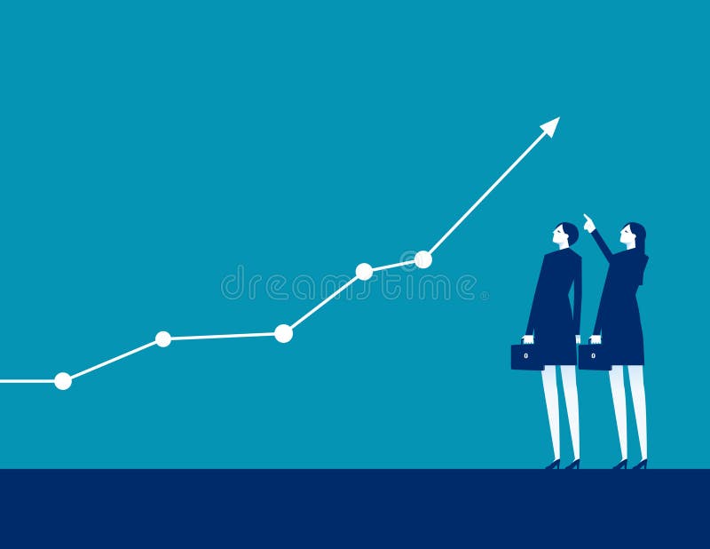 Plan for the Future. Business Forecasting Vector Flat Style Stock ...
