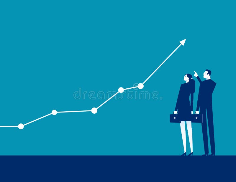 Plan for the Future. Business Forecasting Vector Flat Style Stock ...