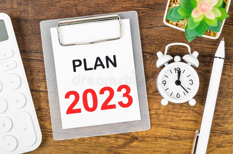 The 2023 Plan, Goal and Target Setting List for 2023 Year with Alarm ...