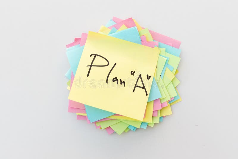 PLAN Word Made with a Colorful Rubber Alphabets on White Isolated ...