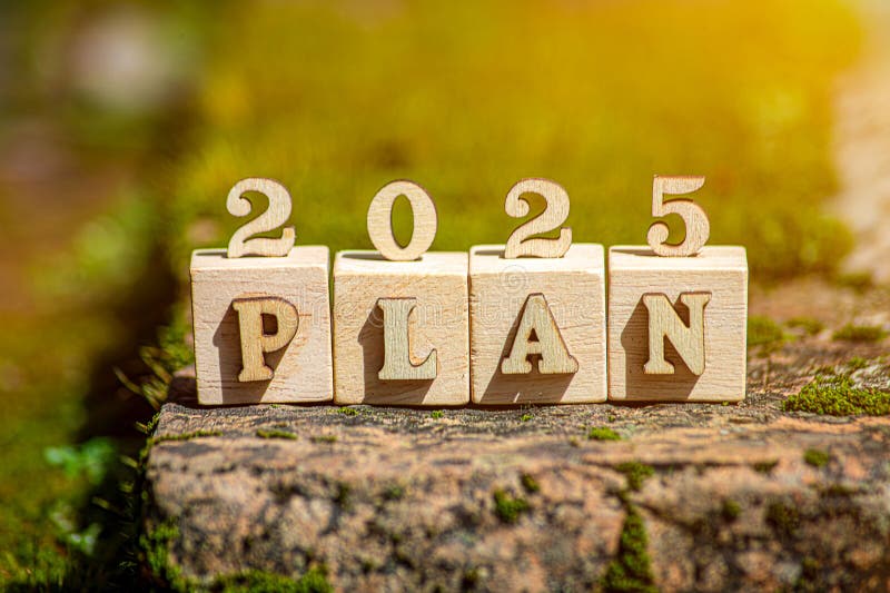 Plan for 2025 with Hope, Purpose, Brightness and Happiness Stock Photo ...