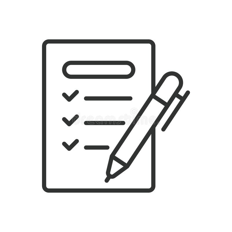 Plan, Icon in Line Design. Plan, Planning, Strategy, Schedule, Goal ...