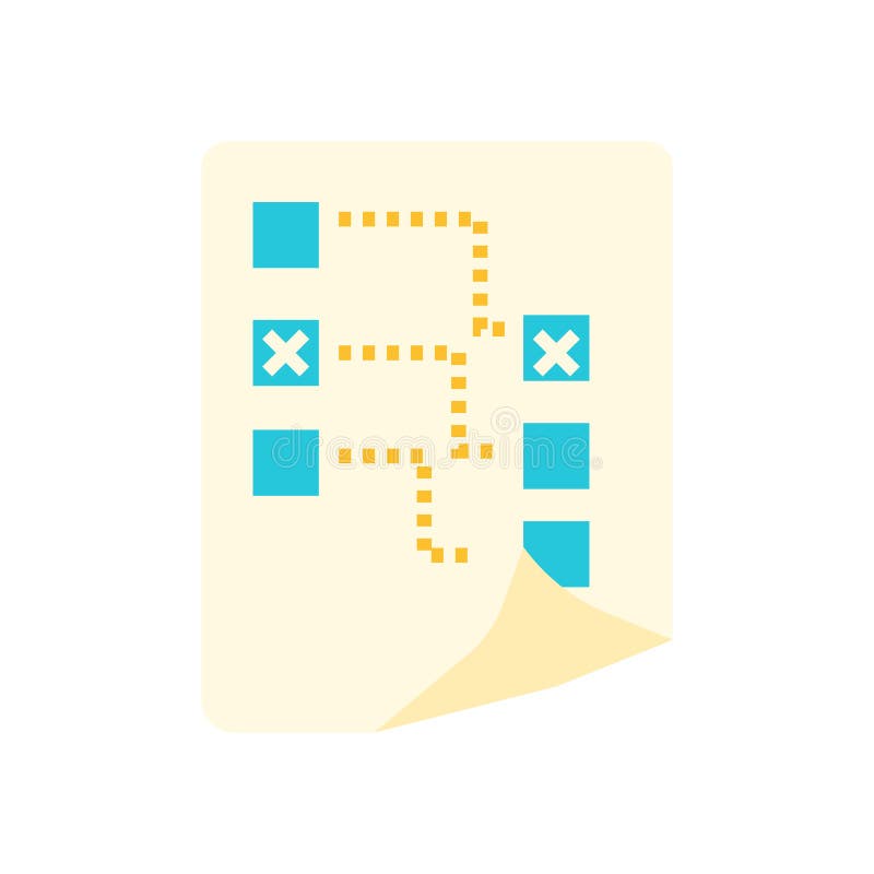 Plan Icon Vector Isolated on White Background, Plan Sign Stock Vector ...