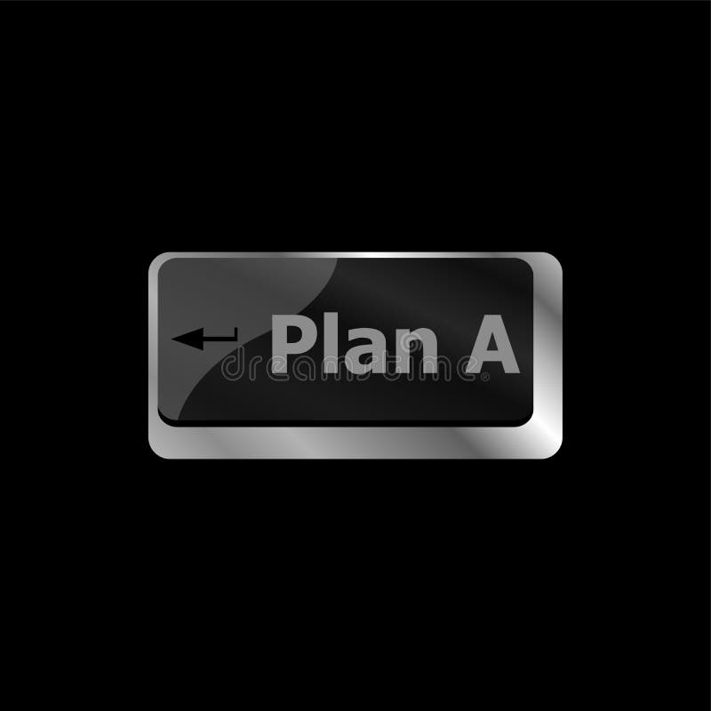 Plan a Key on Computer Keyboard - Internet Business Concept Stock ...