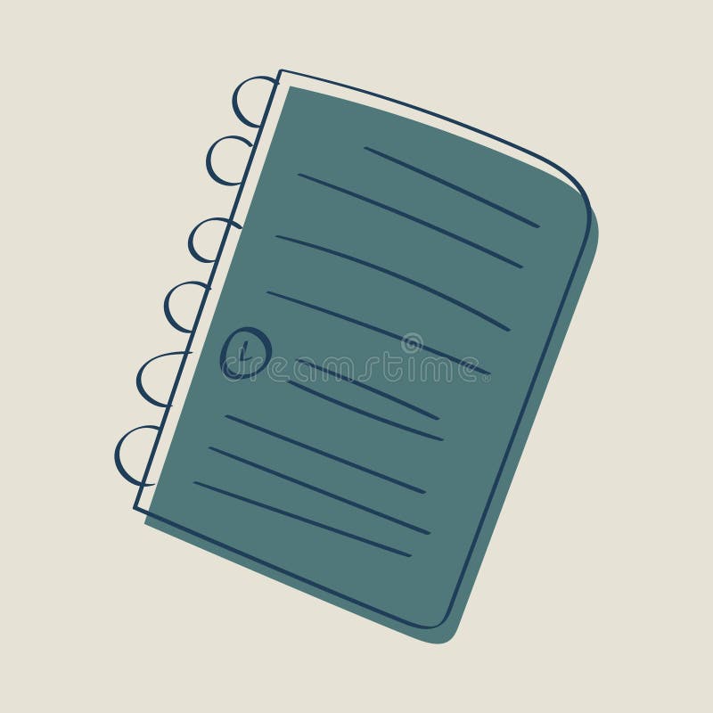 Plan in Notebook with Spiral. Diary Entries. Write Schedule for Day ...