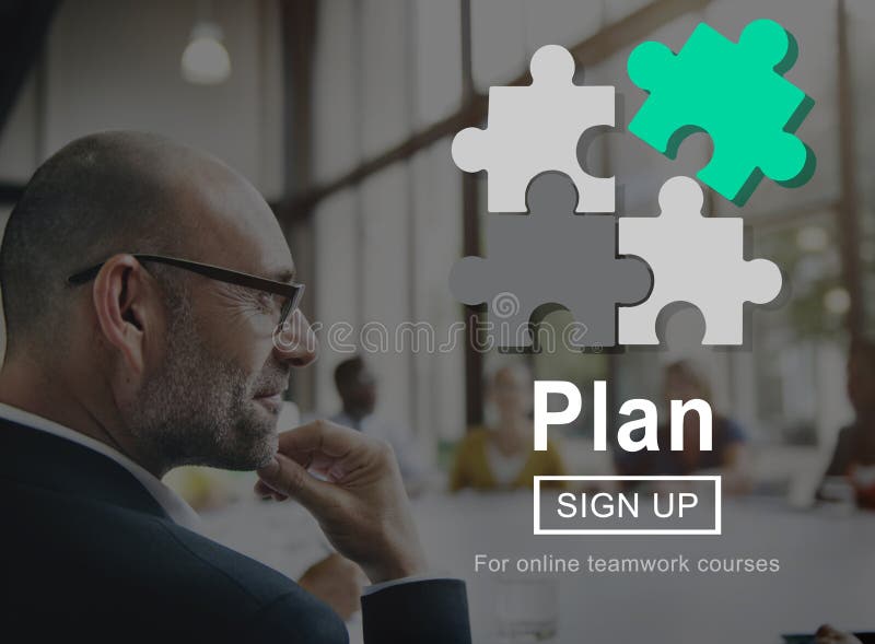 Plan Operation Process Guide Design Vision Tactic Concept Stock Image ...