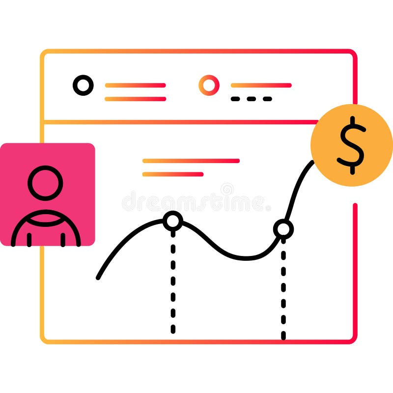 Plan Outline Icon Vector Business Tactic Strategy Stock Vector ...