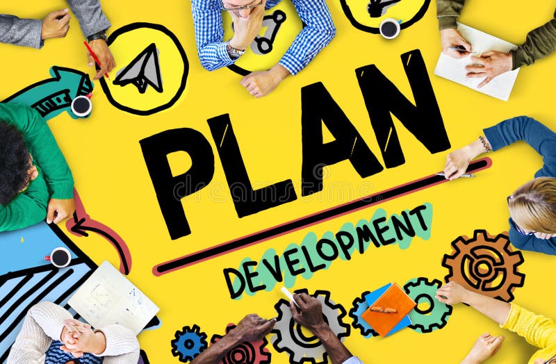 Plan Planning Development Growth Goal Concept Stock Photo - Image of ...