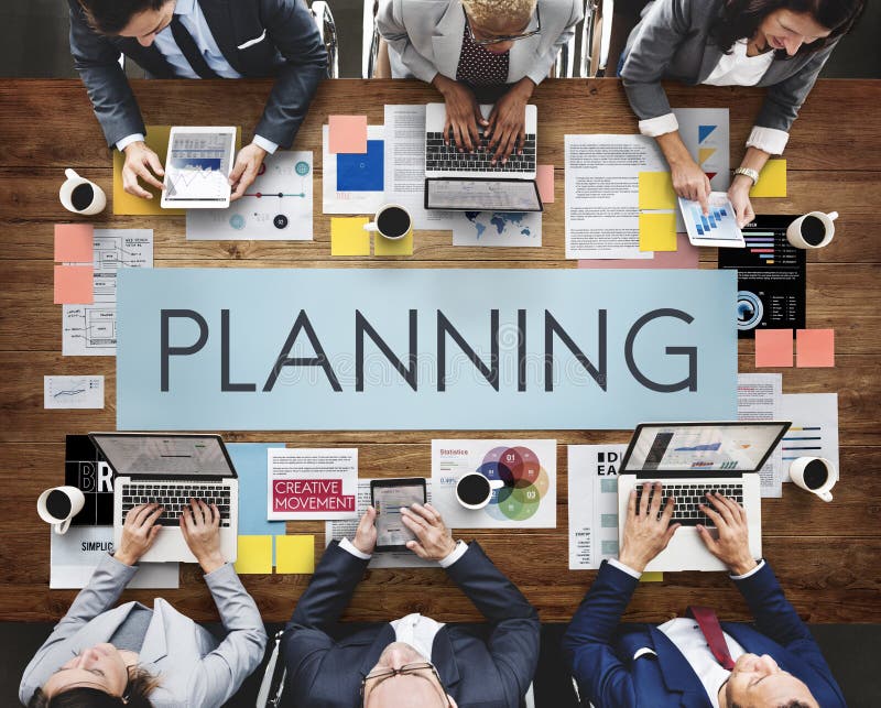 Plan Planning Operations Solution Viosion Strategy Concept Stock Image ...