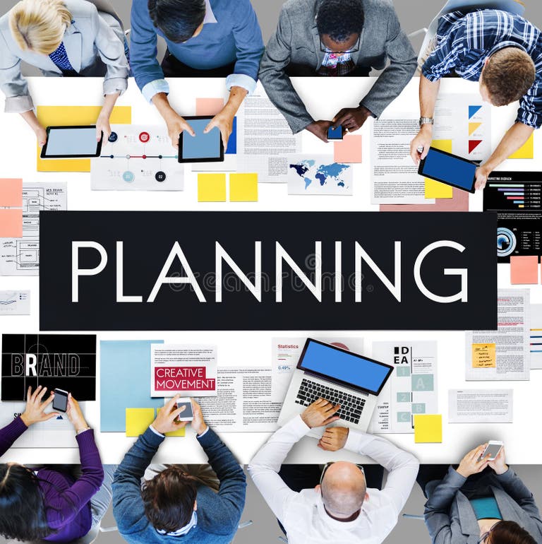 Plan Planning Operations Solution Vision Strategy Concept Stock Image ...