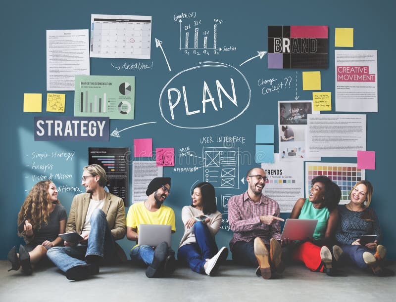 Plan Planning Operations Solution Vision Strategy Concept Stock Image ...