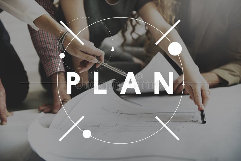 Plan Planning Solution Strategy Guide Objective Concept Stock Image ...