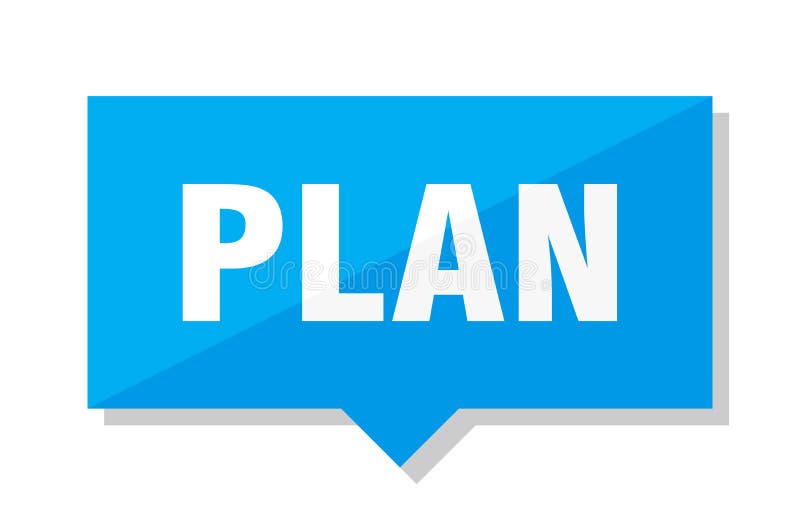 Plan price tag stock vector. Illustration of plan, banner - 118881112