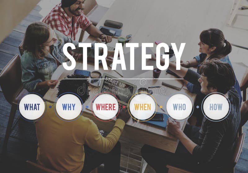 Plan Problem Solving Strategy Concept Stock Image - Image of ...