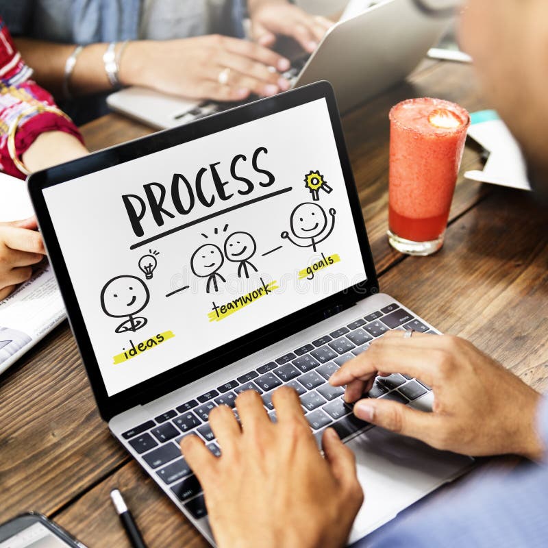 Plan Process Success Progress People Concept Stock Photo - Image of ...