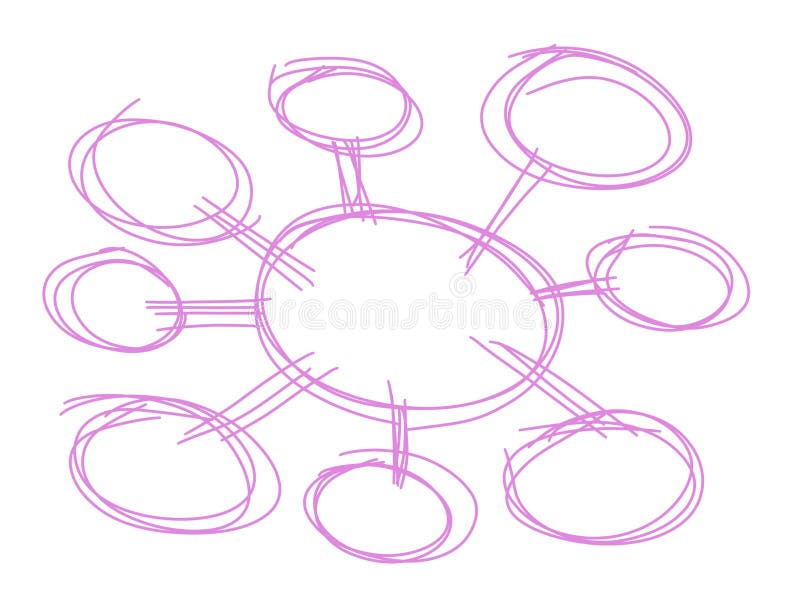 Mind Mapping Presentation of Connection. Stock Illustration ...