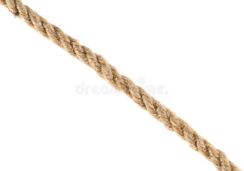 Cordes de chanvre image stock. Image du verticale, blanc - 25497515