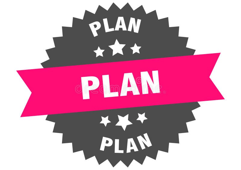 Plan of a Round House with Furniture Layout. Architectural Set of ...