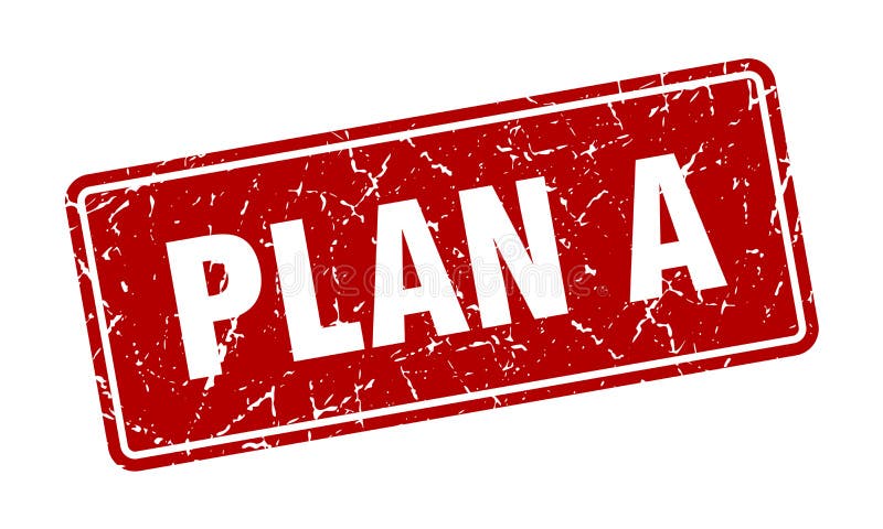 Plan a Sign. Plan a Grunge Stamp Stock Vector - Illustration of square ...