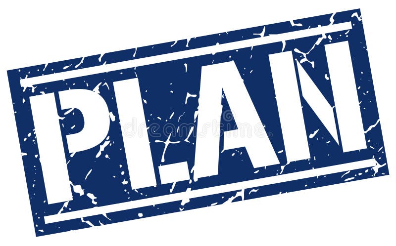 Plan stamp stock vector. Illustration of stamp, grungy - 120368830