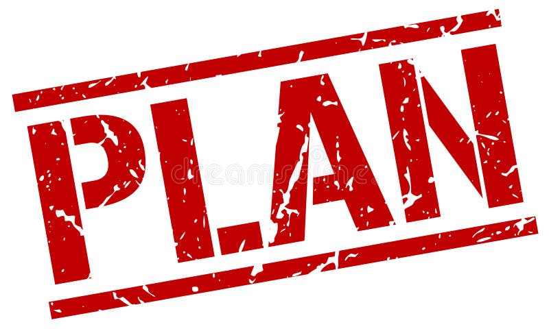 Plan stamp stock vector. Illustration of isolated, rubber - 122004110