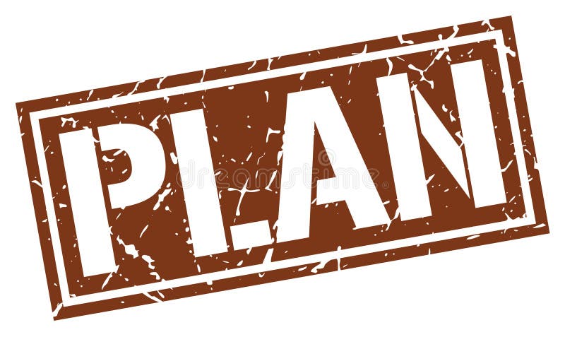 Plan stamp stock vector. Illustration of sign, stamp - 120854185