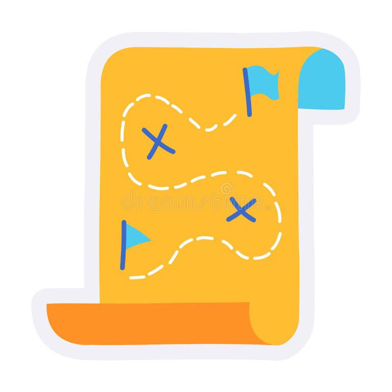 Plan Strategy Map Blueprint Scheme Plot Planning Single Isolated Icon ...