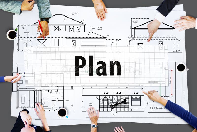 Plan Strategy Vision Tactics Design Planning Concept Stock Photo ...