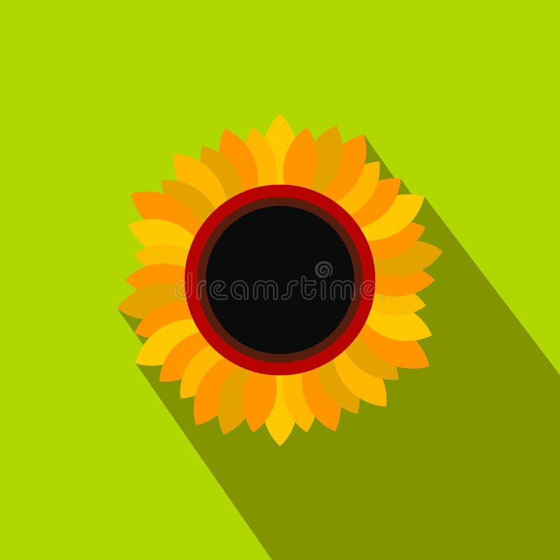 Solrossymbol, Tecknad Filmstil Stock Illustrationer - Illustration av ...