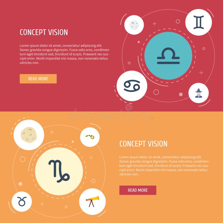 Plan Symbolsoptik, Kopplar Samman Vektor Illustrationer - Illustration ...
