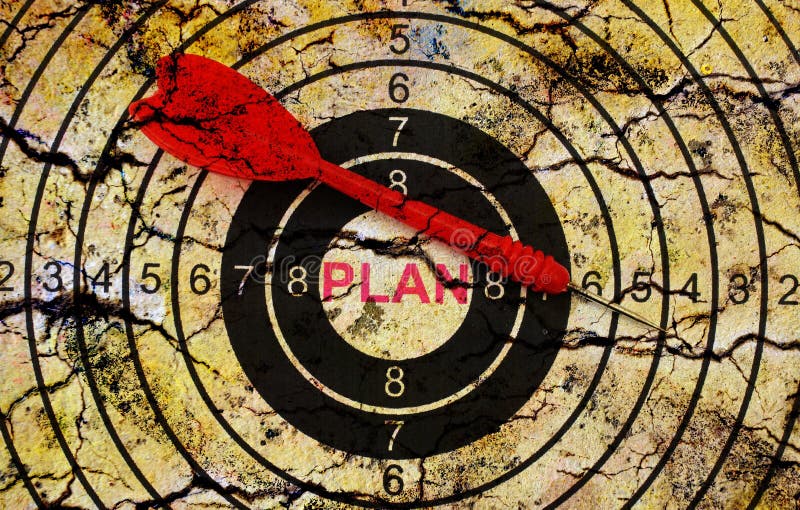 Plan target concept stock image. Image of innovation - 173016477