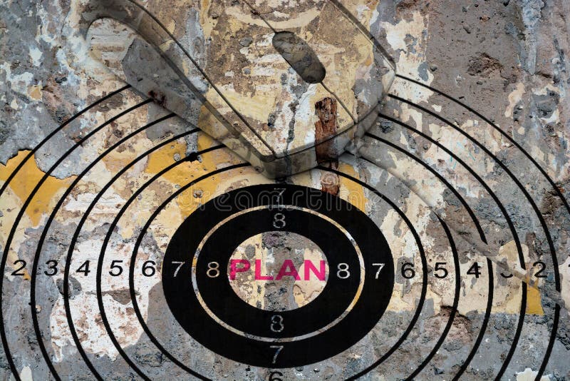 Plan target concept stock image. Image of customer, design - 58021721