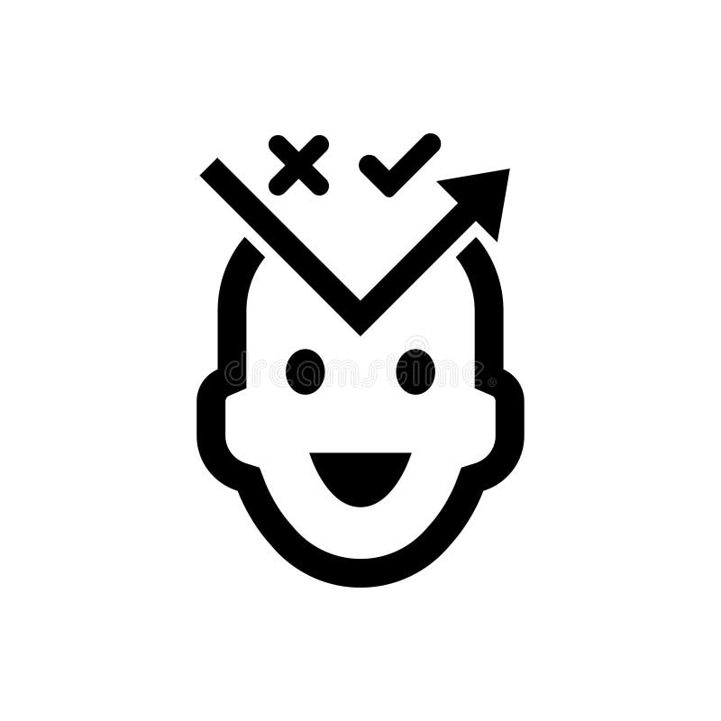 Plan Thinking Icon stock vector. Illustration of thinking - 192457792